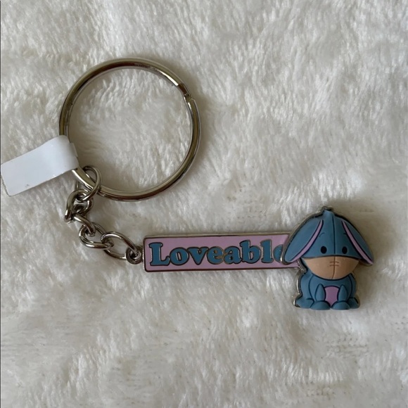 Disney | Other | Disney Lovable Eeyore Keychain | Poshmark